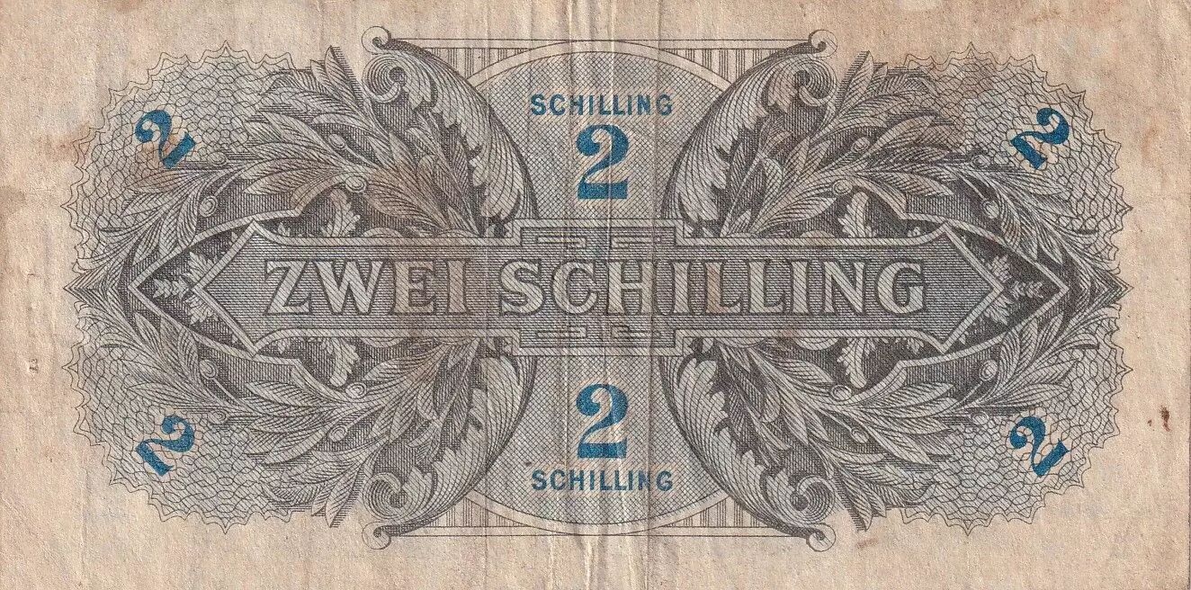 Banknote Austria 2 Schilling - Allied military authorities - 1944 - P.104b