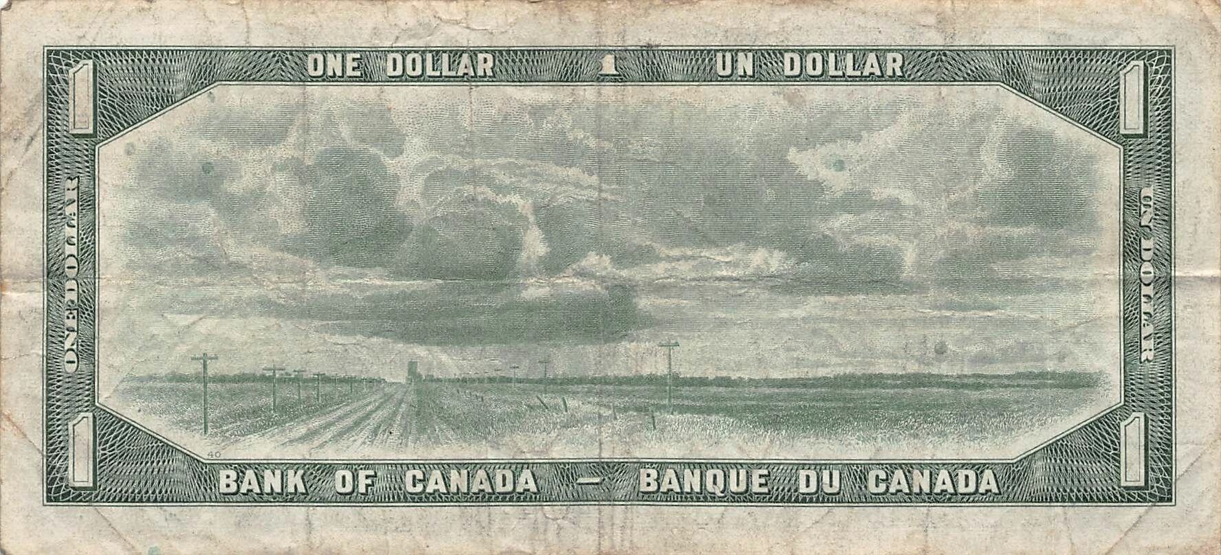 Banknote Canada 1 Dollar - Elisabeth II - 1954 - P.75a