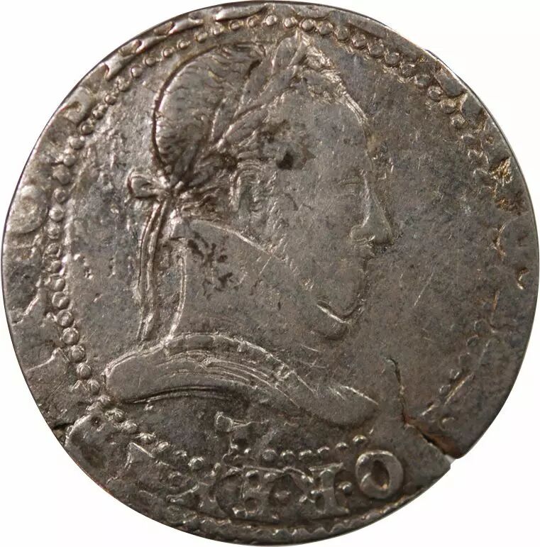 Coin France HENRI III - FRANC WITH FLAT COLLAR T NANTES