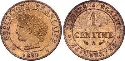 1 Centime Français : Histoire et Collection des Pièces