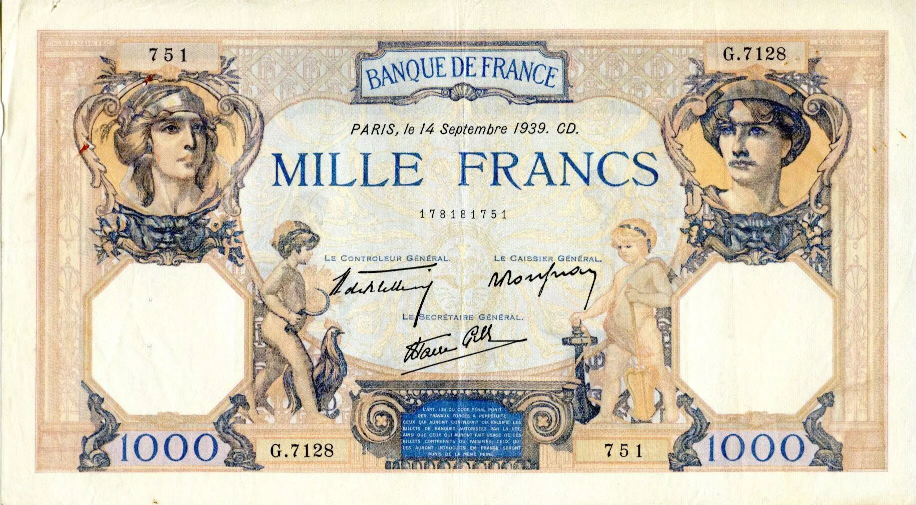 Banknote France