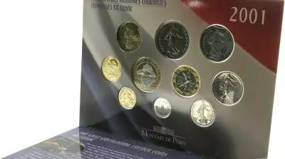 Coin French Mint Coffret BU Franc FRANCE 2001