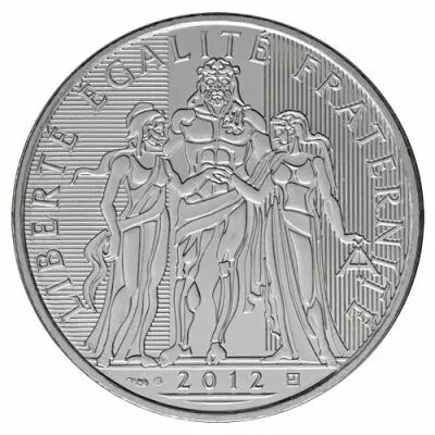 Coin French Mint Hercules - 10 Euros Silver 2012