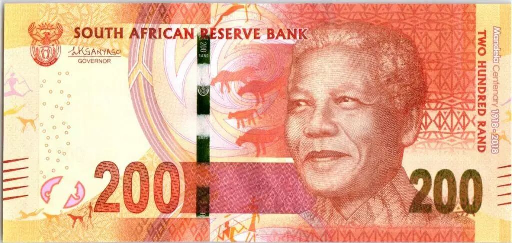 Banknote South Africa 200 Rand Nelson Mandela - Centenary 1918-2018