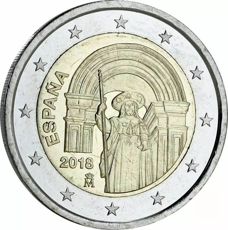 Coin Spain 2 Euros Commémo. Spain 2018 - Santiago de Compostela