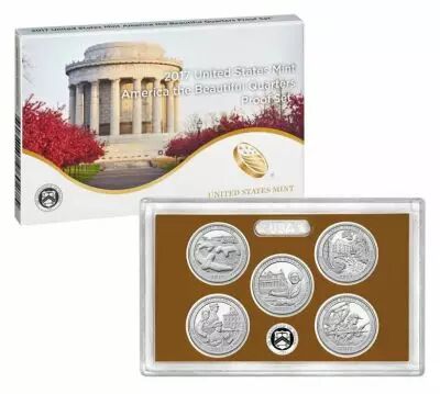 Coin USA Beautiful Quarters Proof set 2017 - 5 coins
