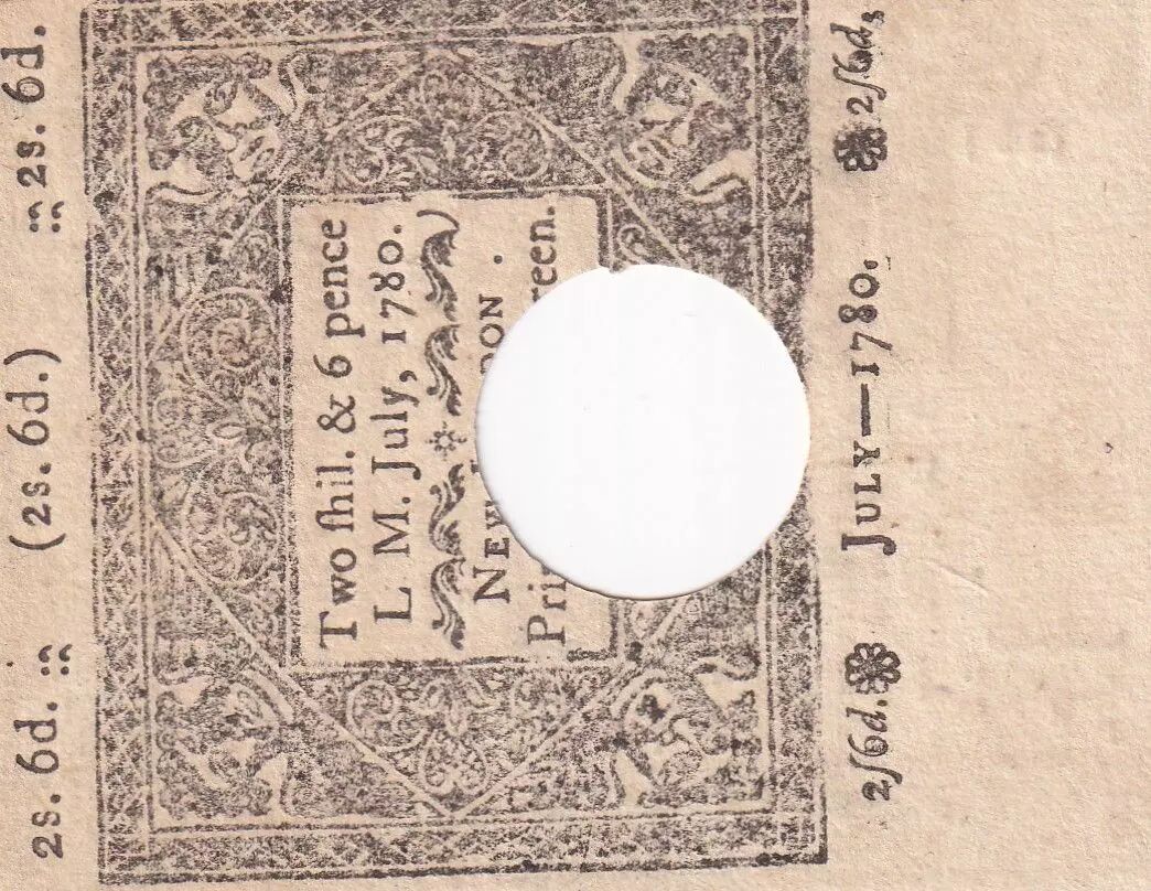 Banknote USA 2 Shillings 6 Pence - Connecticut - 01-07-1780